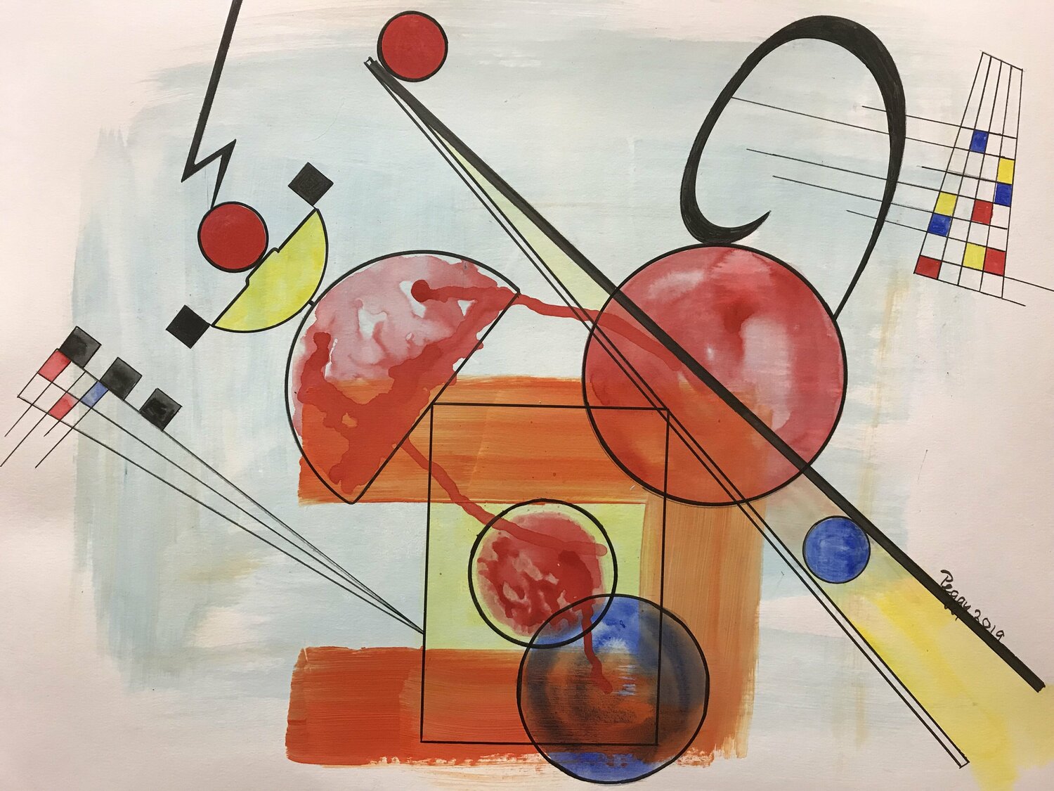 'Composition VIII' and the Father of Abstract Art | Singulart Magazine
