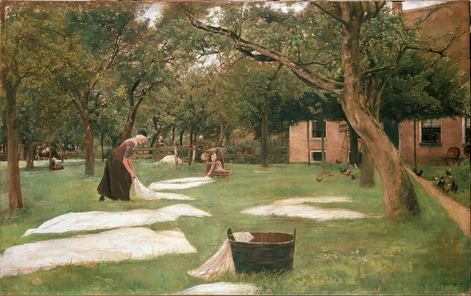 Meisterwerke des Impressionismus Die Rasenbleiche von Max Liebermann