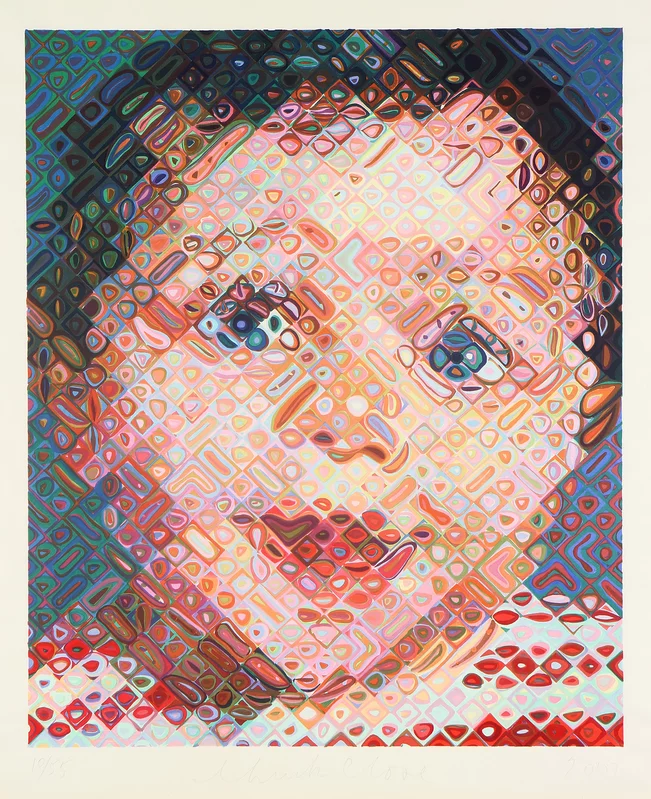 12 Famous Artworks by Chuck Close