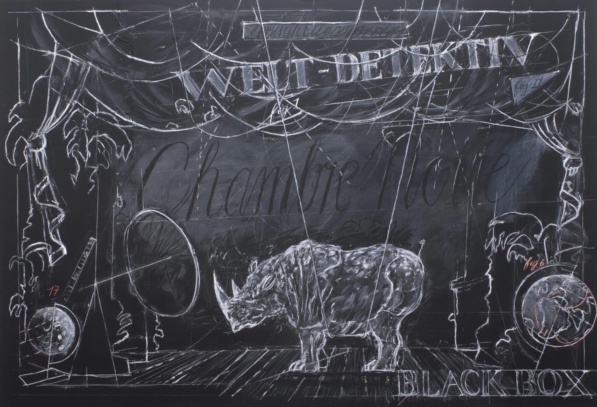 Erkundung der Black Box/Chambre Noire von William Kentridge