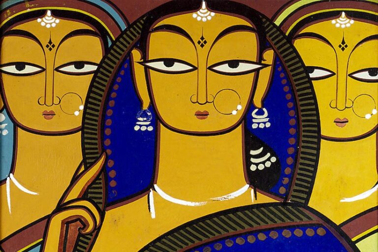 Exploring Jamini Roy's Bride and Two Companions