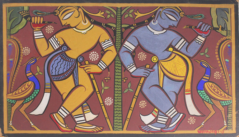 Exploring Jamini Roy's Krishna and Balarama
