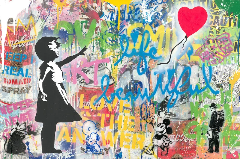 Exploring Life is Beautiful by Mr. Brainwash
