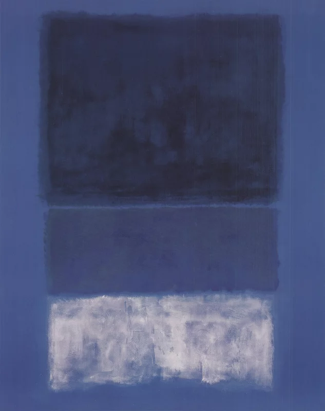 Esplorando il No. 14 di Mark Rothko (Bianco e Verdi su Blu)