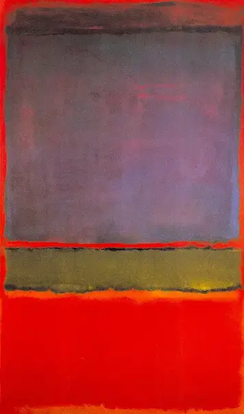Exploring No. 6 (Violet, Green, and Red) by Mark Rothko