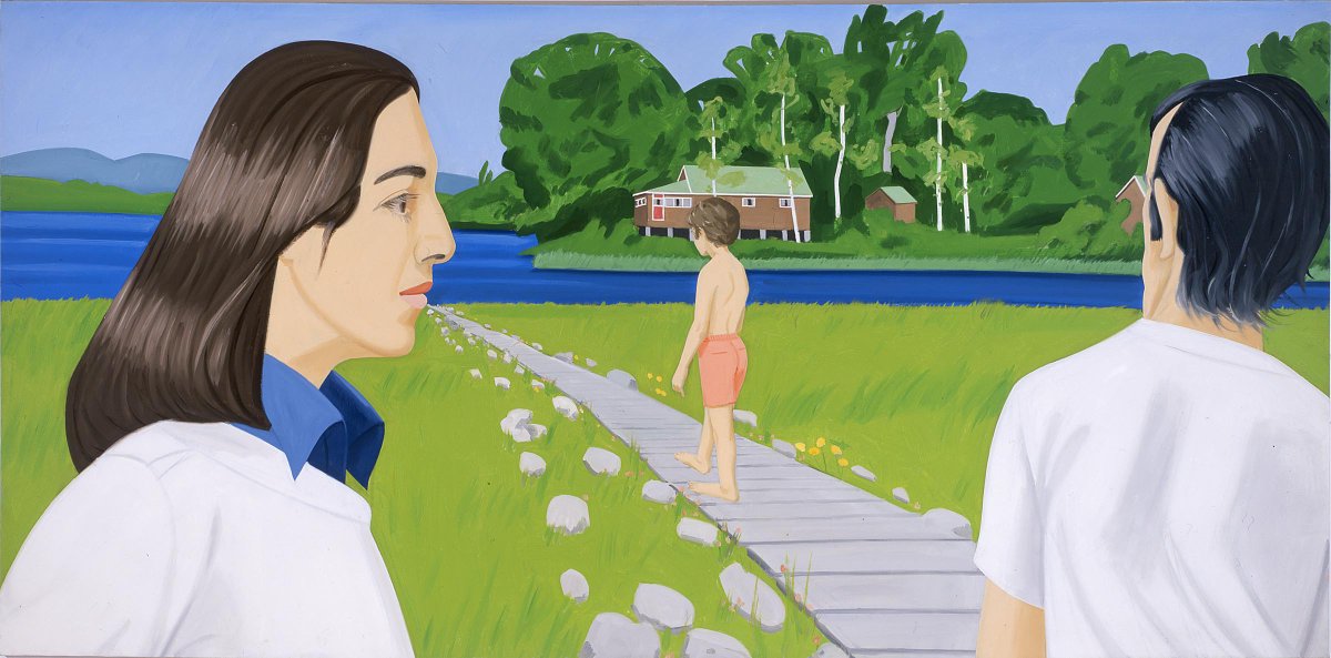 Exploring The Walk by Alex Katz
