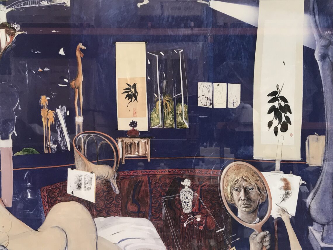 Exploring Brett Whiteley's "Self-Portrait in the Studio"