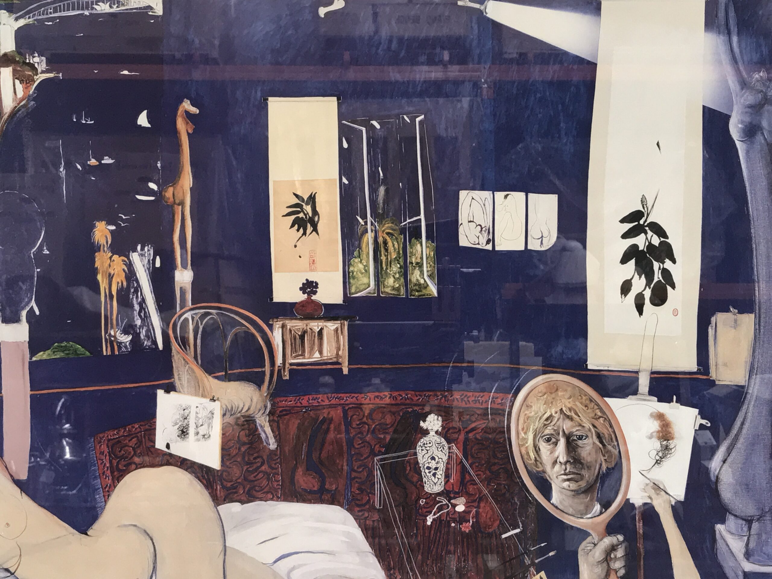Exploring Brett Whiteley's "Self-Portrait in the Studio"