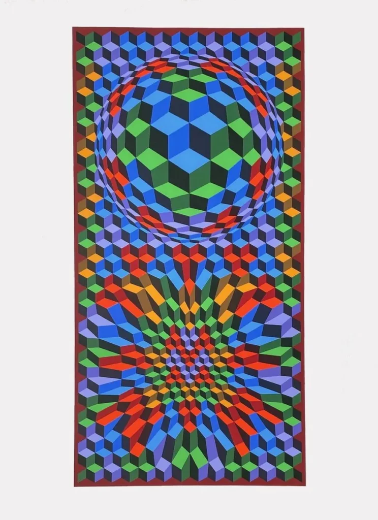 Exploring Vega-Nor by Victor Vasarely