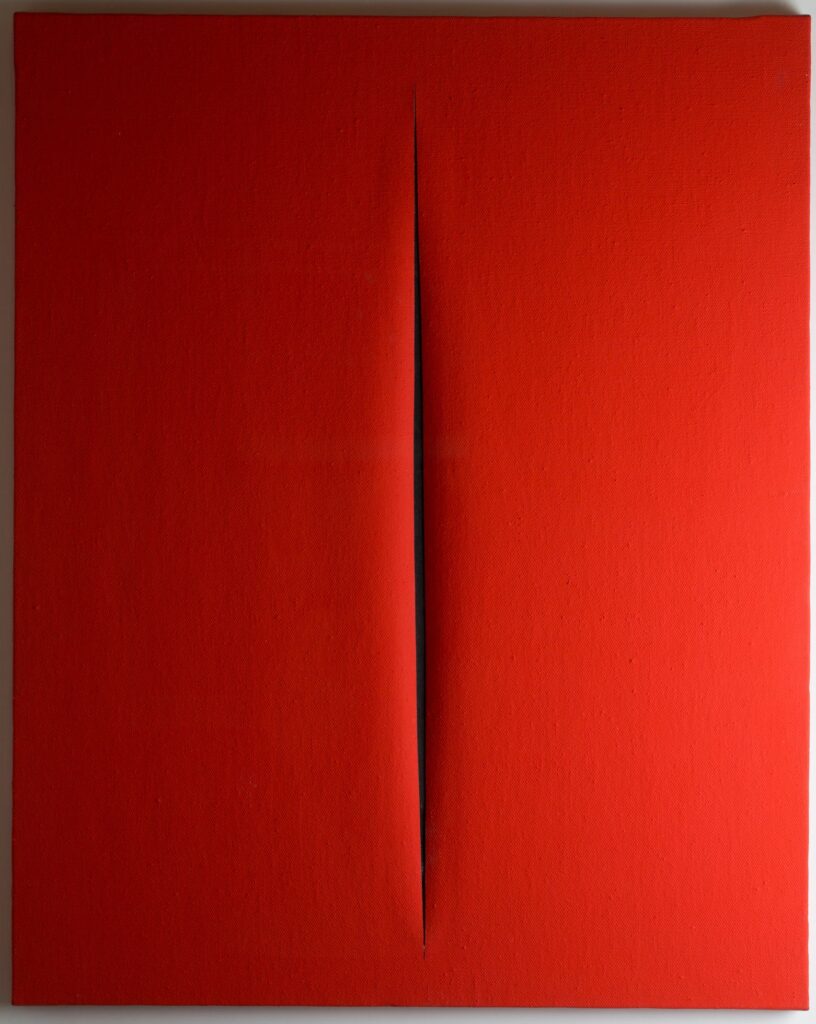 Exploring Lucio Fontana's Concetto spaziale, Attese