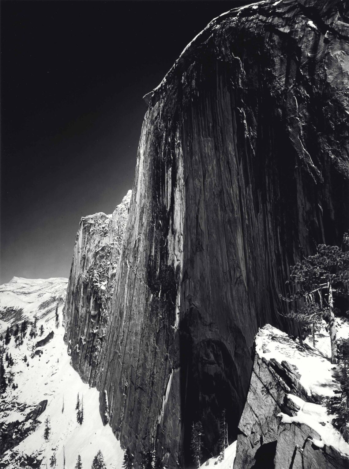Monolith, the Face of Half Dome, Yosemite Valley by Ansel Adams