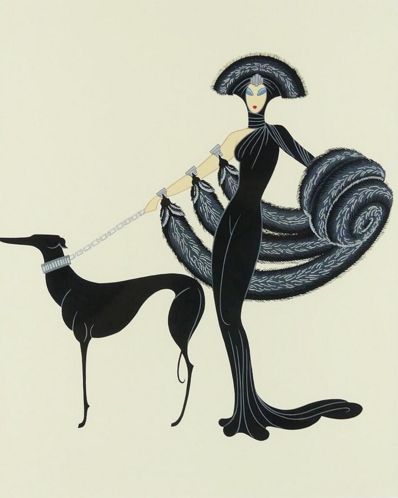 Erté's Timeless Elegance: Decoding "Symphony in Black"