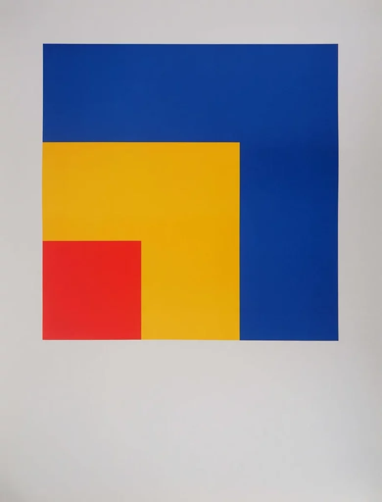 Ellsworth Kelly Pinturas Vermelho Azul Verde Exploring Red Blue Green