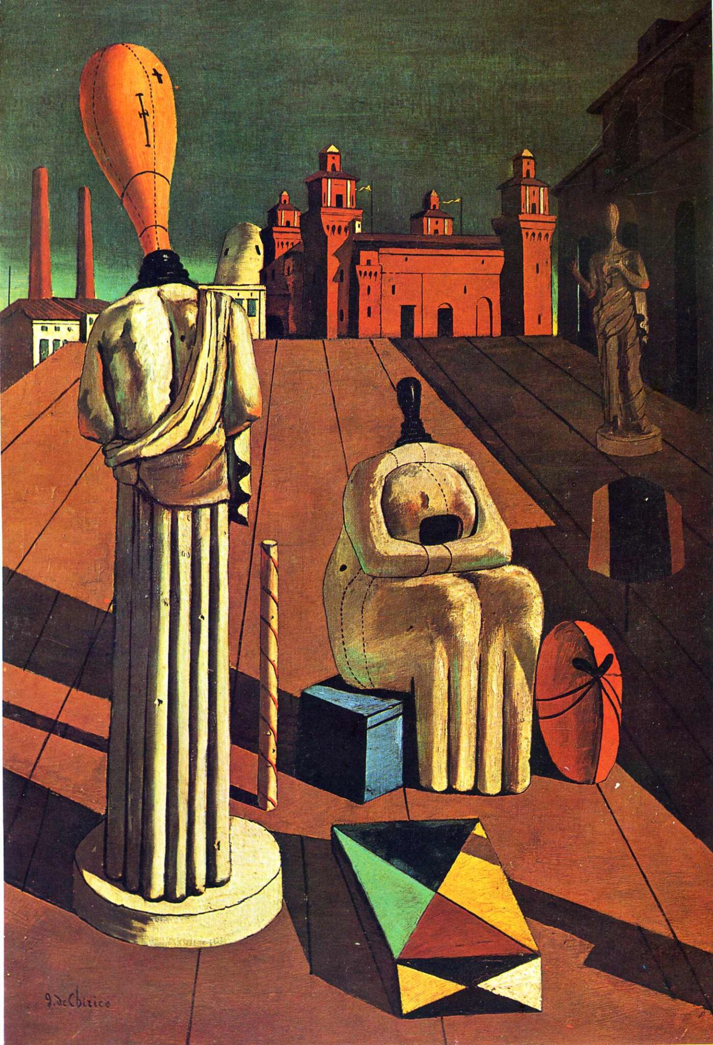 Erkundung der Unheimlichen Musen von Giorgio de Chirico