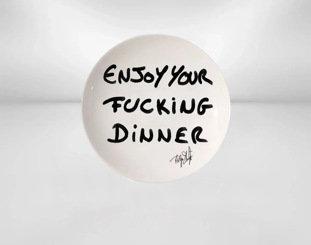 Art Insight: Enjoy Your Fucking Dinner by Philippe Shangti
