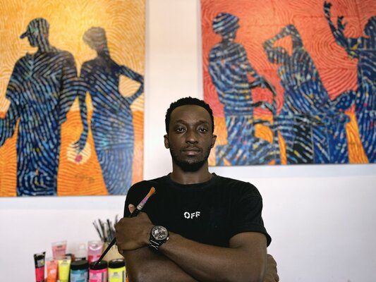 Franck Kouassi Ezan : Artiste Peintre contemporain ivoirien - Singulart