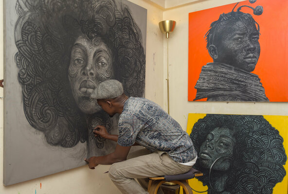 Stephen Nyaga: 화가, 조각가 케냐 출신 - SINGULART