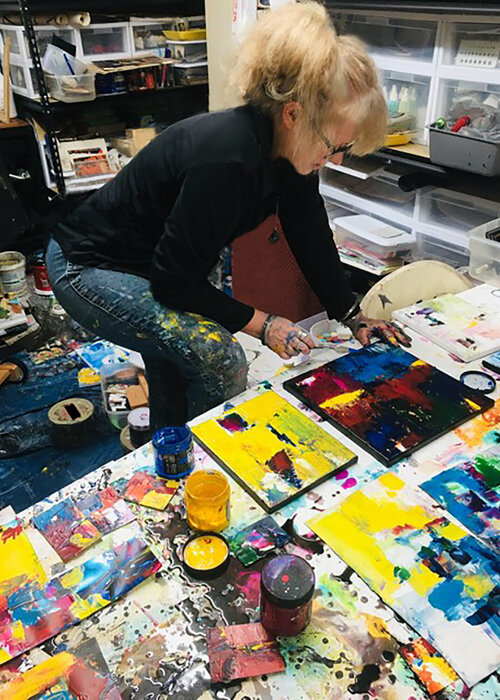 Floral Fantasy No. 21 by Kathy Morton Stanion (2013) : Painting Acrylic ...