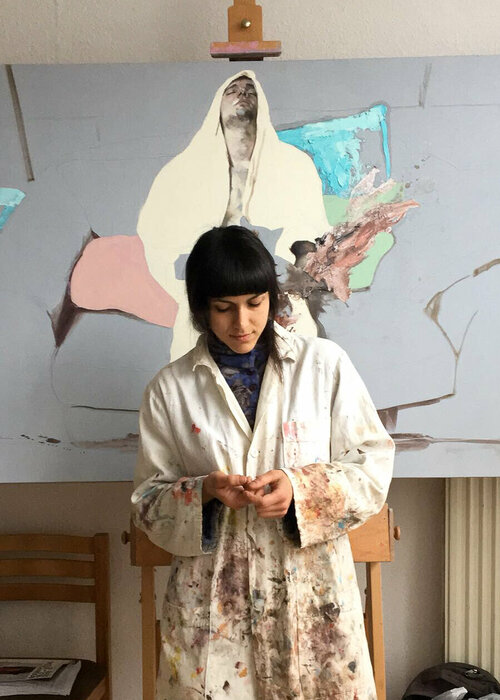 Stabat Mater by Jessica Rimondi (2018) : Painting Acrylic, Oil on Wood ...