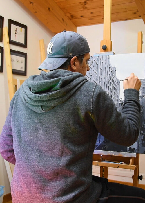 Sunlit Procida de Marco Barberio (2025) : Peinture Acrylique, Peinture ...