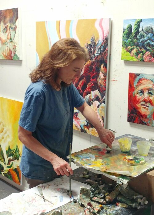 Spill by Joyce Polance (2010) : Painting Oil on Canvas - Singulart