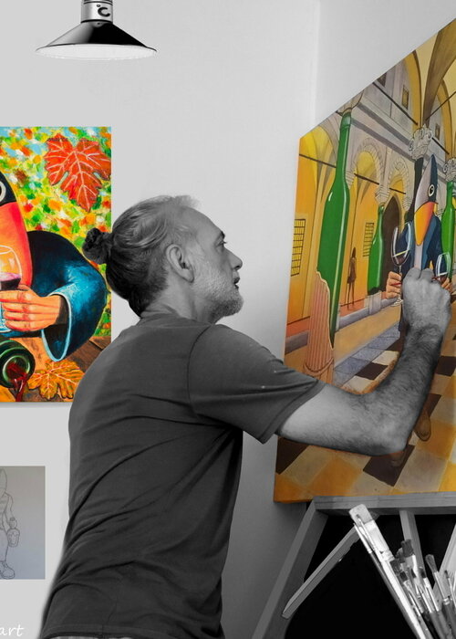 Viaggiatore senza meta by Marco Stocco (2025) : Painting Oil on Canvas ...