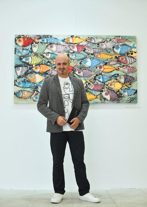 Spring by Stefan Dimovski (2025) : Painting Acrylic, Oil Pastel on ...