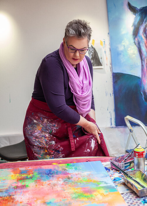 Frida 03 de Manuela Rathje (2025) : Peinture Acrylique, Fusain sur ...