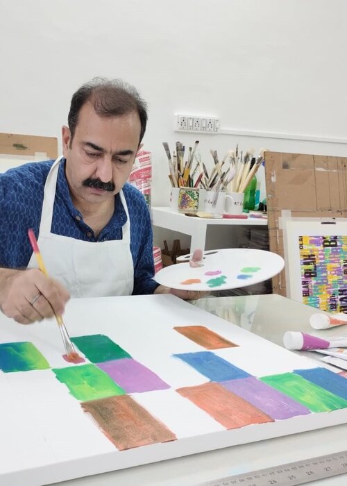 Metropolis II by Sanjay Dhawan (2018) : Sculpture Acrylic, Wood - Singulart