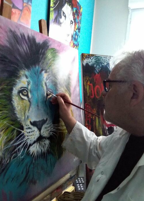 PETITE BELETTE de Daniel Burgraeve (2025) : Dessin Pastel, Crayon sur ...