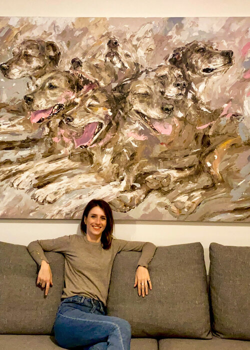 Mare d'inverno de Francesca Brivio (2021): Pintura Óleo en Lienzo ...
