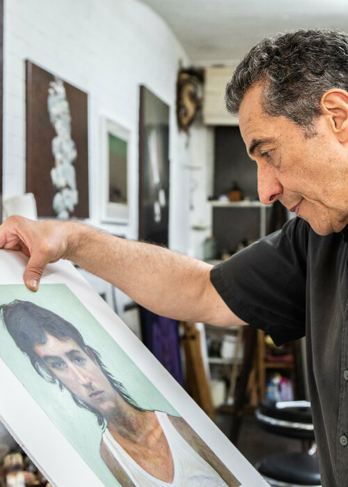 HOMAGE TO HEMINGWAY by Hervé Constant (2022) : Painting Oil, Pastel on ...