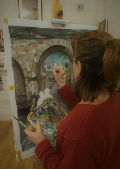 '' Un été au Mont Saint-Michel " de Marie-Laure SOUQ (2025) : Peinture ...