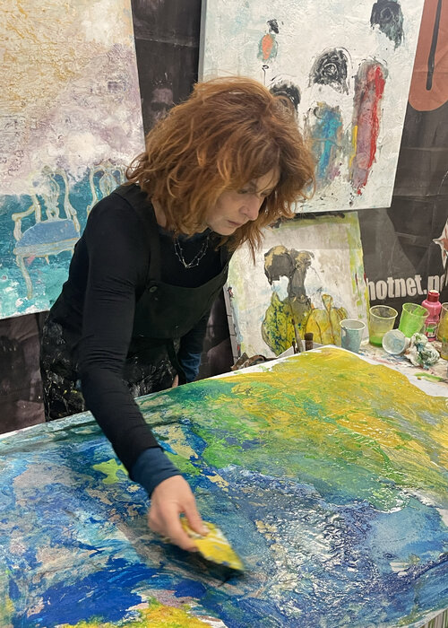 IMMERSI NELLA VITA by Giusy Lauriola (2024) : Painting Acrylic, Enamel ...