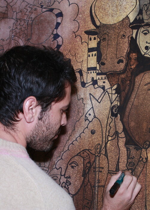 Lost toys by Juan Del Balso (2022) : Drawing India Ink on Paper - Singulart