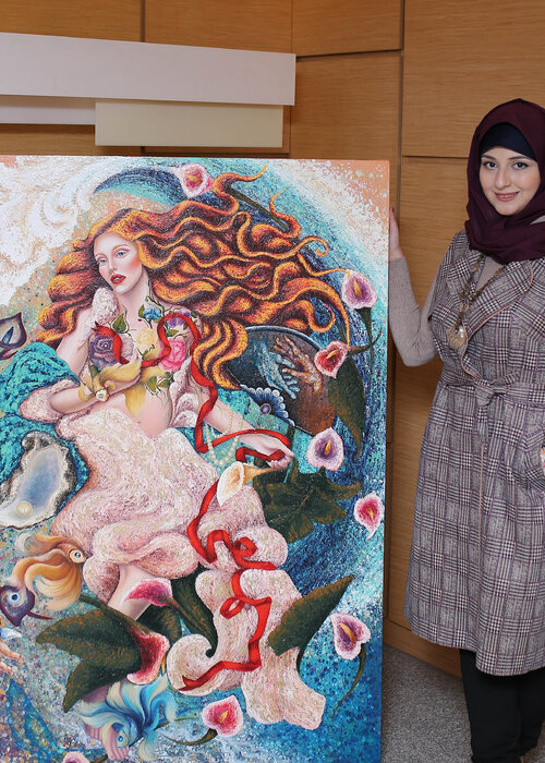 Dina Mohamed Hussein Artist: Paintings for sale - Singulart