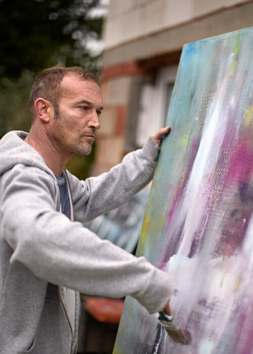 Nach oben Portrait by Christian Büffel (2017) : Painting Acrylic ...