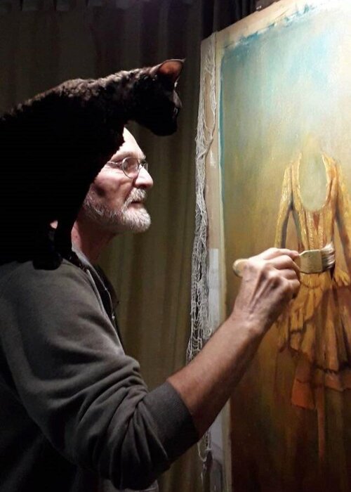 Alone in the Universe by Oleg Radvan (2014) : Painting Oil on Canvas ...