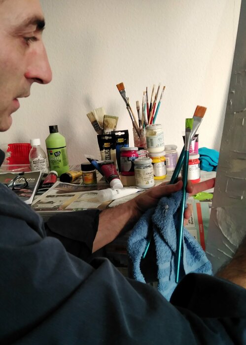 Michele the Colorist Artist: Paintings for sale - Singulart