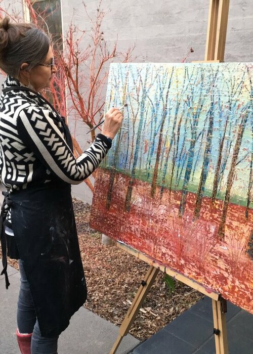 As Solid as a Rock by Corinne Young (2020) : Painting Oil on Canvas ...
