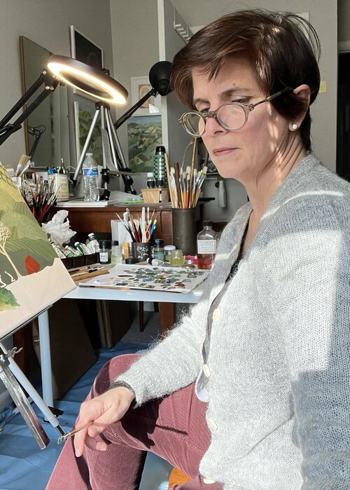 Fortunate by Sabina Puppo (2021) : Painting Oil, Resin on Canvas ...