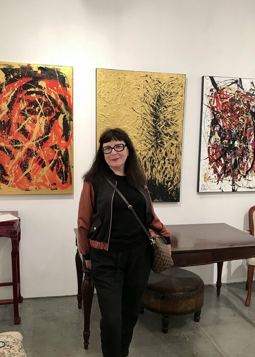 At the Roadside by Natalia Rose (2024) : Painting Acrylic on Canvas ...