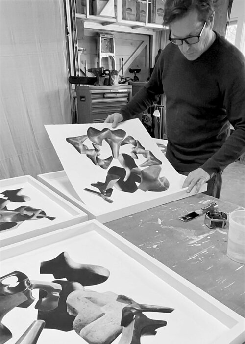 Gentle Eyes by Ray Beldner (2020) : Work on Paper Collage on Paper ...