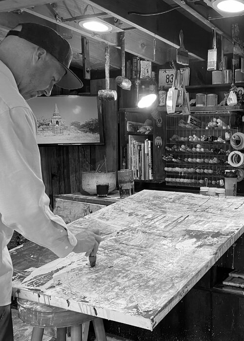 Slim Pickings de Jason Forcier (2025) : Peinture Acrylique, Pastel sur ...