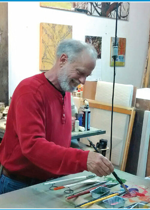 Treeline by Mark Lavatelli (2001) : Painting Wax, Pigments on Synthetic board - Singulart