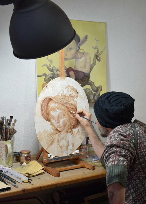 SARA: A PORTRAIT by Paolo Guido (2017) : Work on Paper Pencil on Paper ...