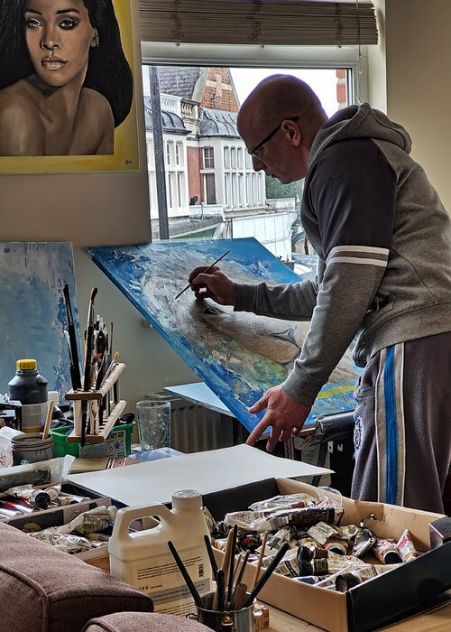 The Welsh Dragon by Robert Thompson (2020) : Painting Acrylic, Oil on ...