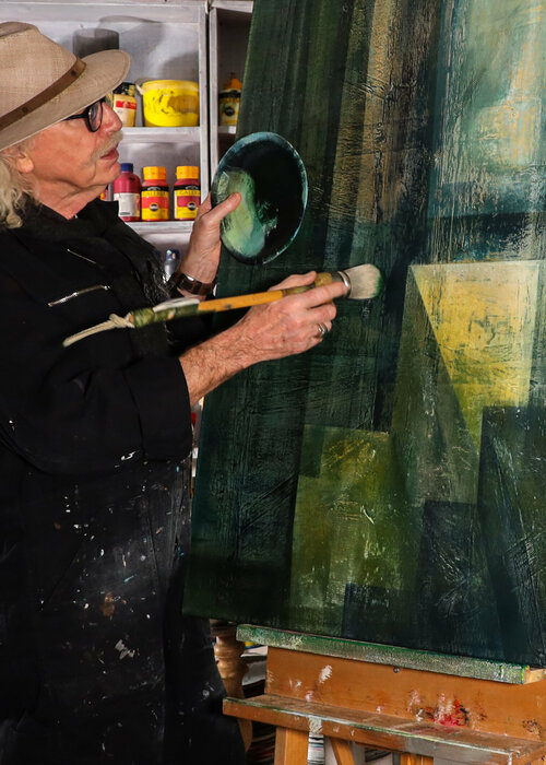 Das Flüstern verlassener Orte I by Peter Knauer (2020) : Painting ...