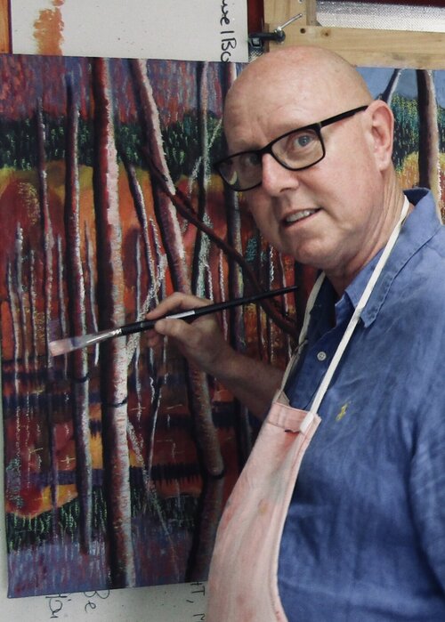 Shelley Beach by Adam Fisher (2020) : Painting Acrylic on Canvas ...