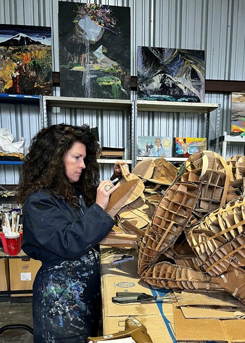 Almighty Arch Named Heaven by Karen Garrett (2016) : Painting Oil on ...